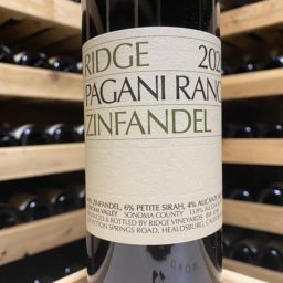 Zinfandel of the Month - 2020 Ridge Vineyards Zinfandel Pagani Ranch ...