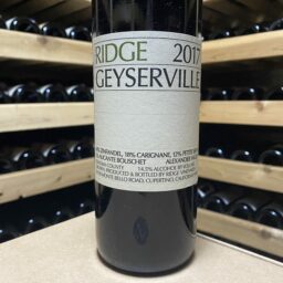 2017 Ridge Vineyards Geyserville - Bottle Notes | Zinfandel Chronicles