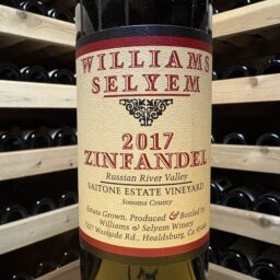 2017 Williams Selyem Zinfandel Saitone Estate Vineyard - Bottle Notes ...